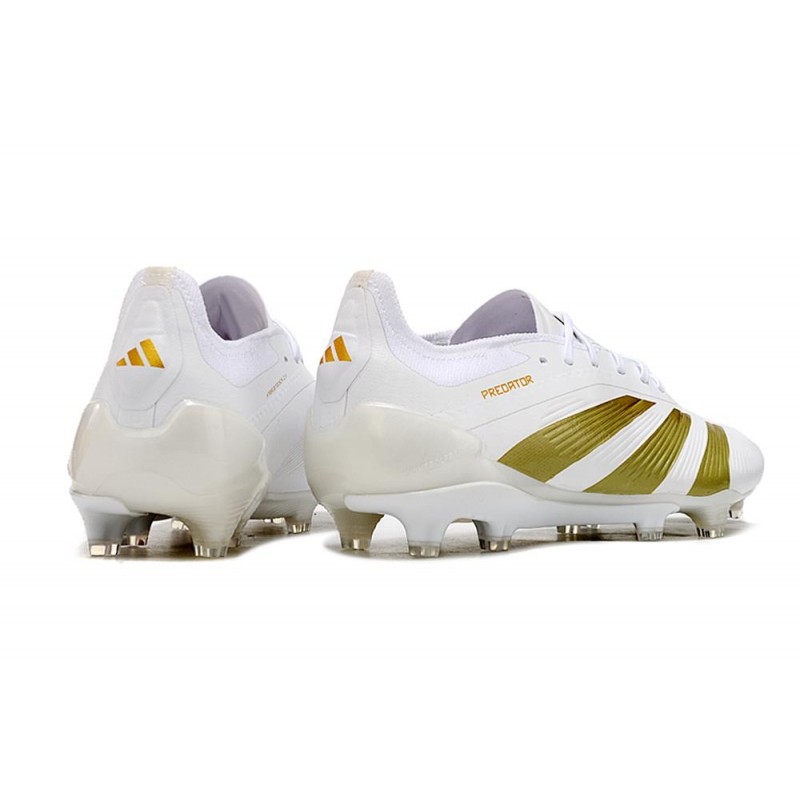 Adidas 2024 Predator Elite FG Blanco Dorado