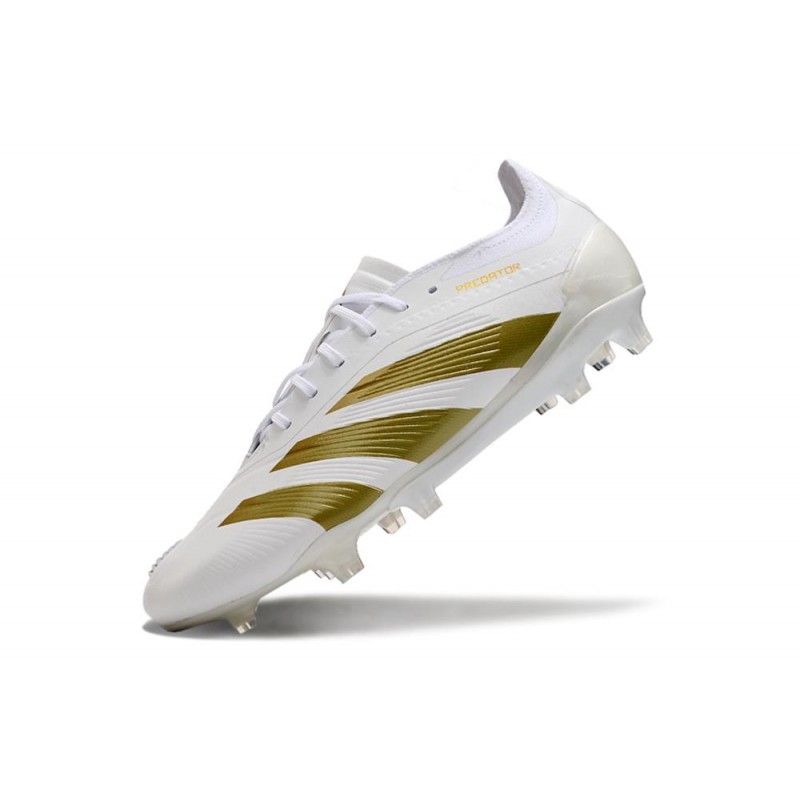 Adidas 2024 Predator Elite FG Blanco Dorado