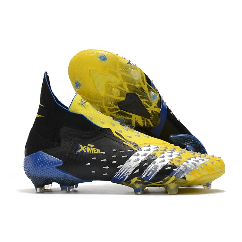 Adidas PREDATOR FREAK + FG X-Men Wolverine Amarillo Plateado Negro
